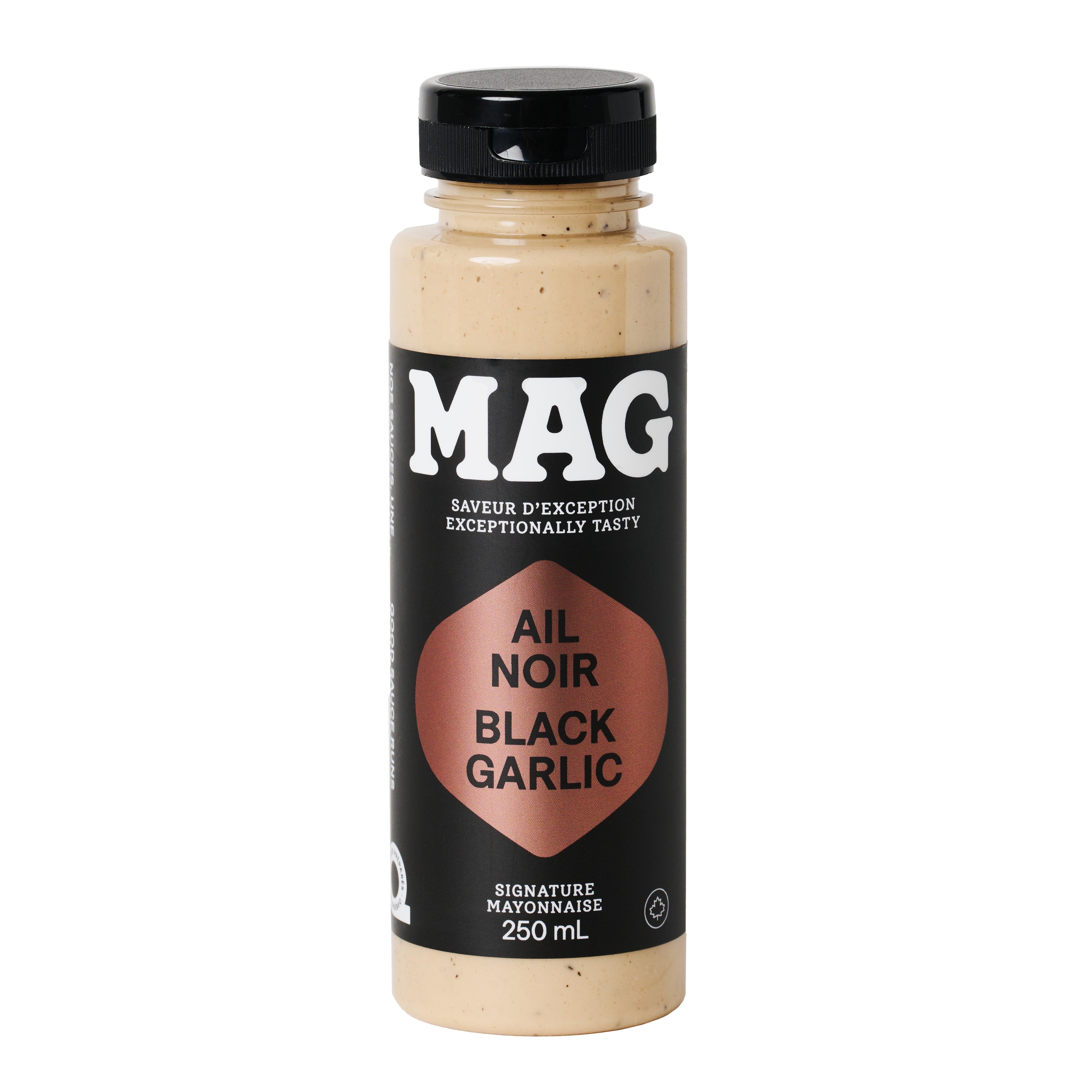 mayonnaise ail noir format: 250 ml – Mayonnaise MAG
